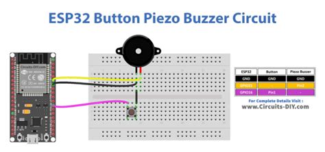 Esp32 Tutorial Button Piezo Buzzer