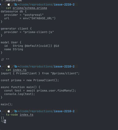 Schemaprisma Comment With Double Quote Occurs Error · Issue 2210 · Prismaprisma · Github