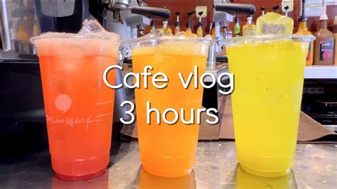 Sub🏅3시간 카페 브이로그 모음 4 🏅 Cafe Vlog 카페 브이로그 3시간 3hours Cafe Vlog 커피에반하다 음료제조 Asmr