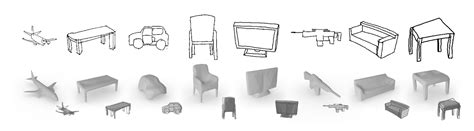 Shapenet Sketch Dataset