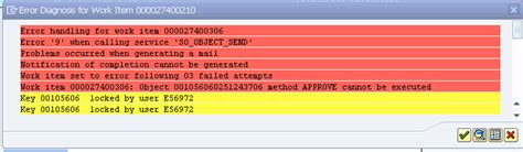 Solved Expense Report User Lock Error E Rp001 Key Pernr Sap
