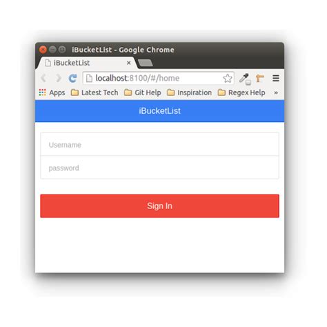 Creating A Bucket List With The Ionic Framework And Firebase — Sitepoint