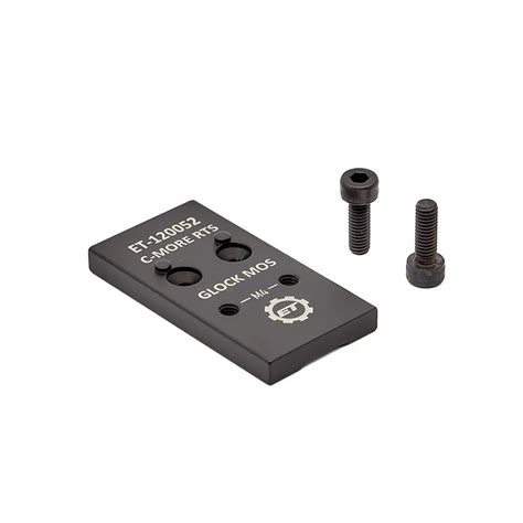 Eemann Tech C More Rts Adapter For Glock Mos Secure Mounting Solution