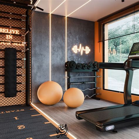 Home Gym On Behance Small Gym Design Ideas Modern Gym Ideas Home