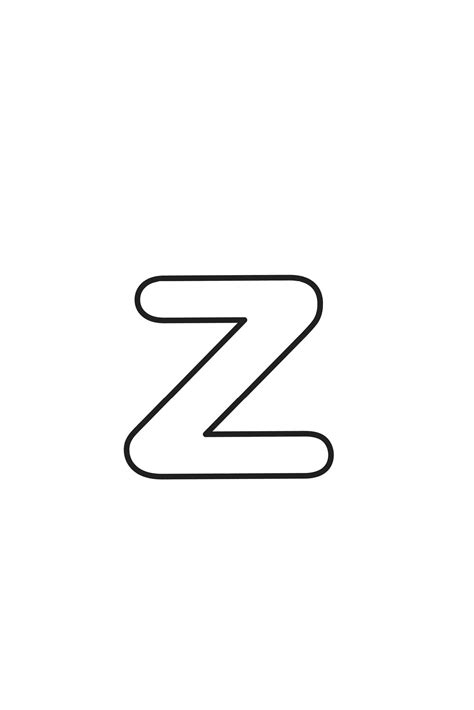 Free Printable Bubble Letters Lowercase Z