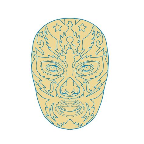 Máscara De Lucha Libre Vectorial