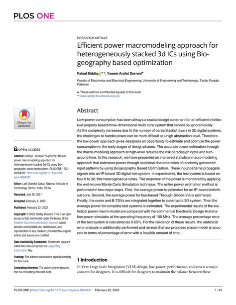 Pdf Efficient Power Macromodeling Approach For Heterogeneously Stacked 3d Ics Using Bio