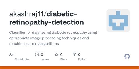 Github Akashraj11 Diabetic Retinopathy Detection Classifier For Diagnosing Diabetic