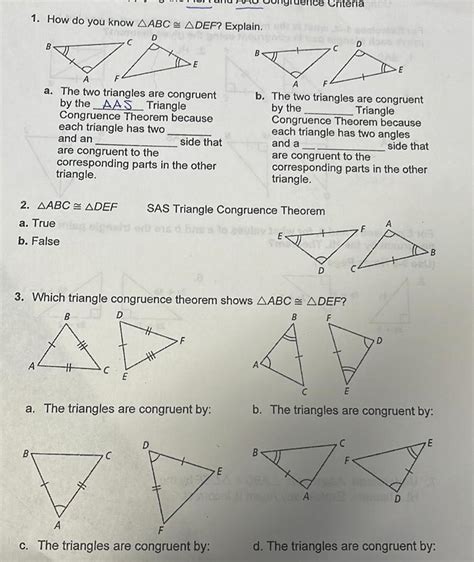 Answered 1 How Do You Know Aabc Adef Explain 2 Aabc Adef A True B