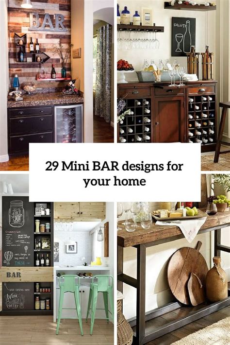 Mini Bar Designs That You Should Try For Your Home Mini Bar Home