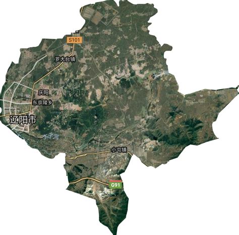 辽阳市高清卫星地图 Bigemap GIS Office
