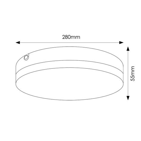 Plafón Led Round Nature 12 15 18 24w Ip65 Cct • Iluminashop