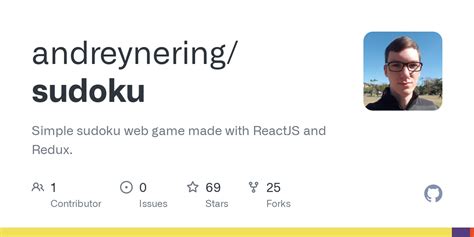 GitHub Andreynering Sudoku Simple Sudoku Web Game Made With ReactJS And Redux