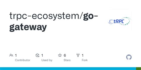 Github Trpc Ecosystemgo Gateway