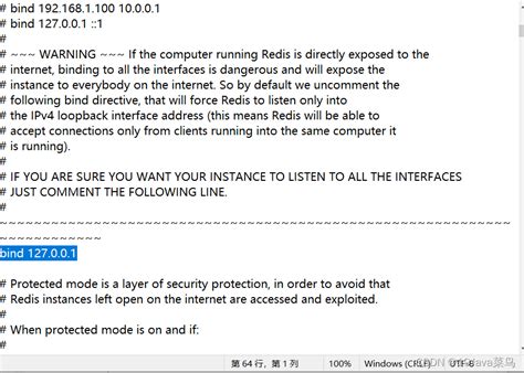【已解决】redis Could Not Create Server Tcp Listening Socket 16379 Listen 提供了一个无效的参数。windows