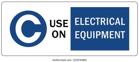 Fire Extinguisher Instruction Classification Sign Labels Stock Vector