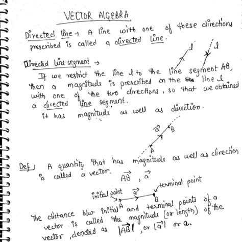Vector Algebra Notespdf Maths Notes Teachmint Vector Algebra Notespdf Maths Notes Teachmint
