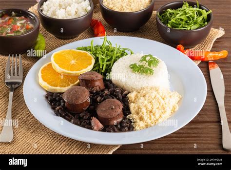 Feijoada Typical Brazilian Food Traditional Brazilian Food Made With
