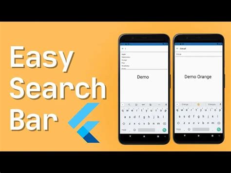 Flutter Appbar With Animated Search Functionality Can Be Used As