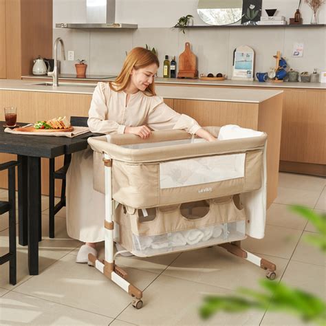라비킷 폴베디 신생아 싱글 분리수면 아기침대 3세대 접이식 이동식침대 Lavikit