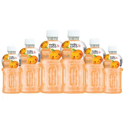 Mabu Coco Orange Juice With 25 Nata De Coco 320ml Packaging Type