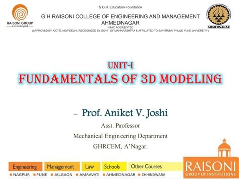 Fundamentals Of 3d Modeling Ppt