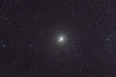 Astrophotographers Capture Rare Jupiter And Mars Encounter Photos
