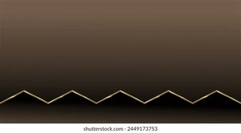 Composition Empty Space Zig Zag Lines Stock Vector Royalty Free