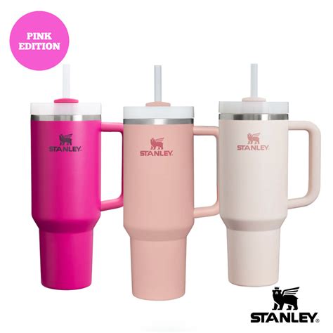 스탠리 스탠리 퀜처 H2 0 핑크 손잡이 대용량 빨대 텀블러 887ml 1 18l 텀블빈스 위시버킷