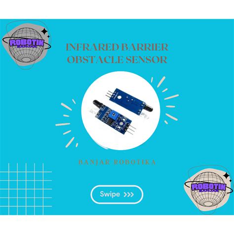 Jual Infrared Barrier Obstacle Sensor Modul Sensor Hambatan Rintangan