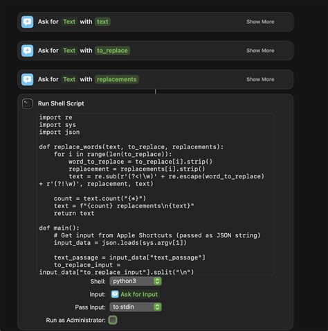 Python How To Pass Multiple Inputs To A Python Script In Macos