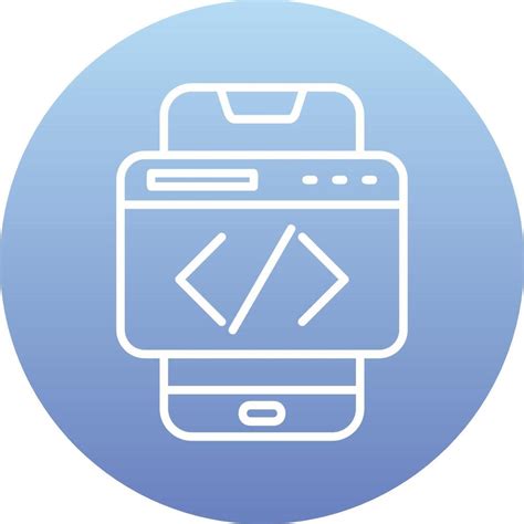 Smartphone Coding Vecto Icon 37938859 Vector Art At Vecteezy