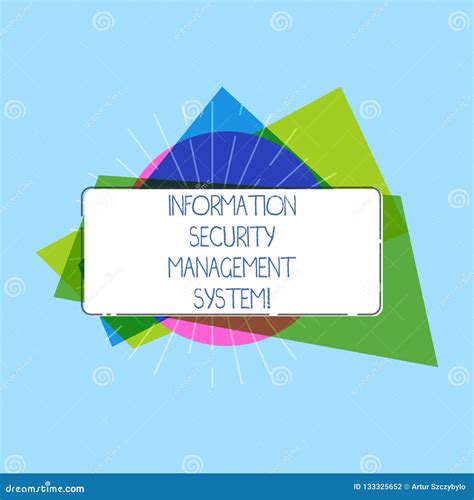 Word Writing Text Information Security Management System Business
