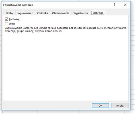 Ochrona Arkusza W Excelu Jak Zrobić W Excelu