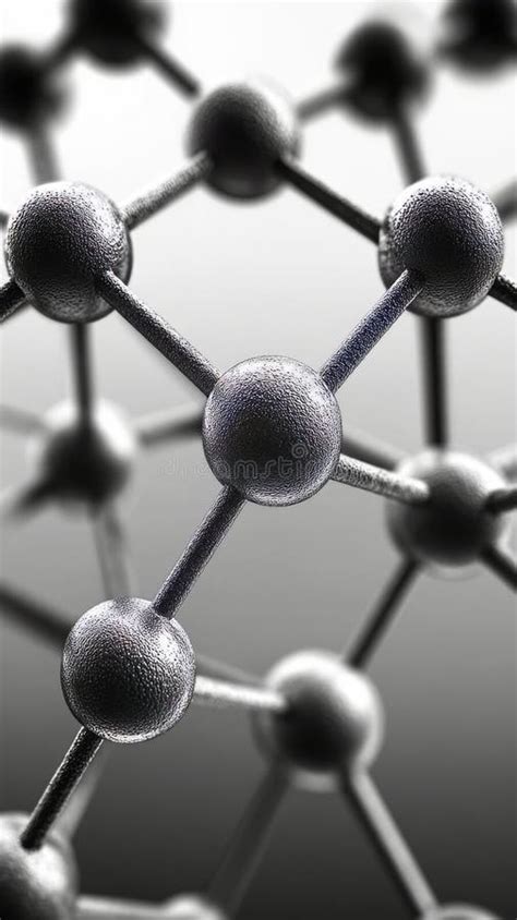 An Intimate View Of A Dark Intricate Structure Resembling A Molecular Or Atomic Lattice