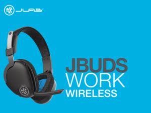 JLab Go Work Nd Gen Wireless Headsets With Microphone Keystone