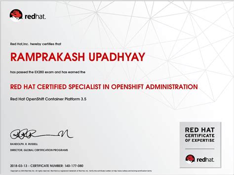 redhat openshift administration ex380 kr network cloud