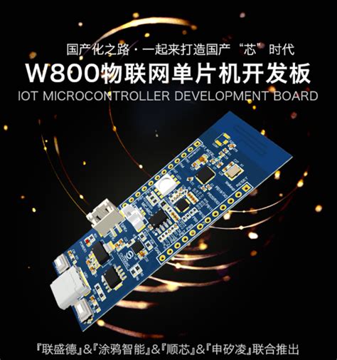 Hlk Zw800 通信模组 蓝牙ble模组 W800开发板 物联网通讯单片机开发核心板 Mcu系统板语音识别芯片 Hi