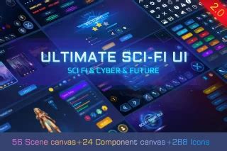 SCI FI UI Pack Pro Free Download Unity Asset Free