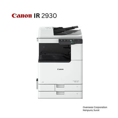 Canon Ir 2930 Photocopier With Dadf At ₹ 228000 Nanpura Surat Id 2853909835530