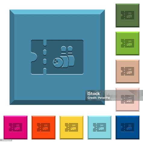 볼링 할인 쿠폰 새겨진 아이콘 모서리 사각형 버튼 Championship에 대한 스톡 벡터 아트 및 기타 이미지