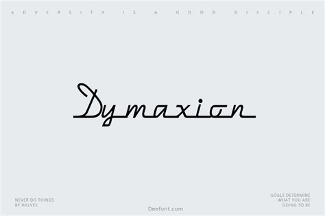 Dymaxion Script Font Free Download And Preview Deefont