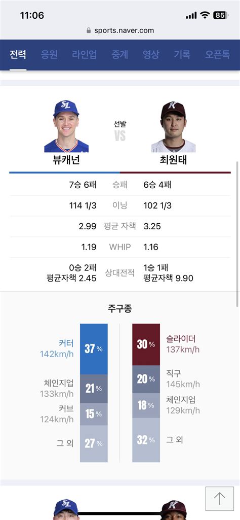 오늘 키움 선발 최원태 Mlbpark