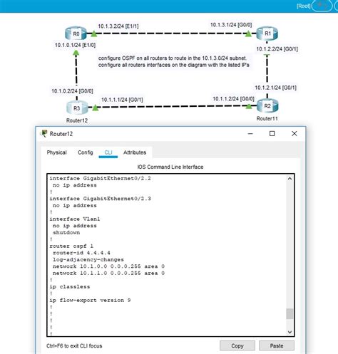 Ospf Not Working In Pkt Cisco Community