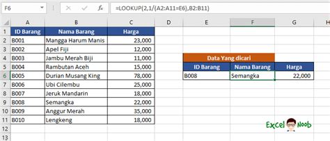4 Rumus Alternatif Pengganti Vlookup Belajar Excel