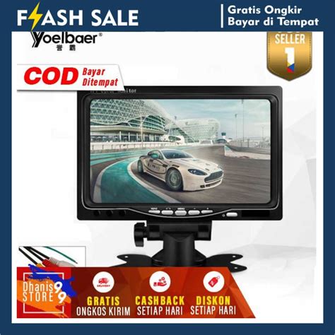 กล้องมอนิเตอร์จอดรถ 7 นิ้ว Tft Lcd สําหรับรถยนต์ Shopee Thailand