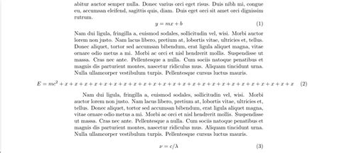 Temporarily Change Equation Margin TeX LaTeX Stack Exchange