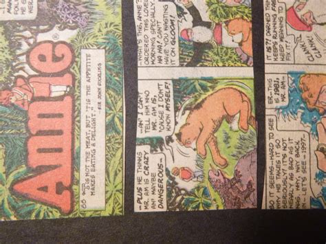Annie Comic Strip Album With 850 Strips From 1979 By Leonard Starr