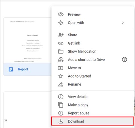 How To Convert Google Doc To Word Format