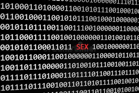 Binary Code And Cyber Attack Text Stock Image Image Of Safety Code